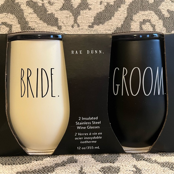 Rae Dunn | Kitchen | Nwt Rae Dunn Bride And Groom Insulated Stainless ...